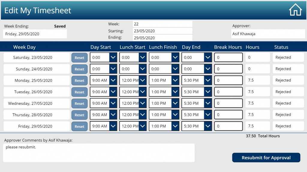 Basic Timesheet Management Solution - ATH Business Solutions